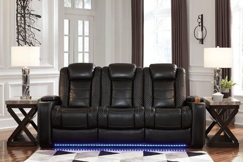 Party Time Midnight Power Reclining Sofa – Legacy Furniture Mattress